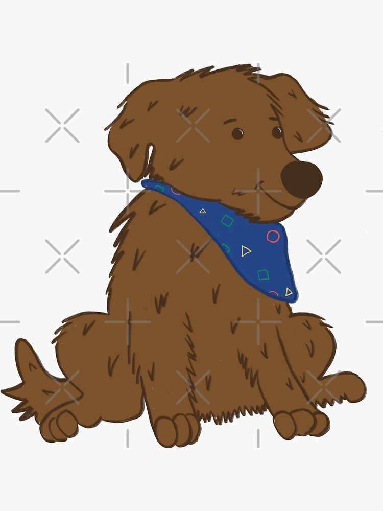 "Cute Mini Labradoodle Cartoon" Sticker by artifylove | Redbubble