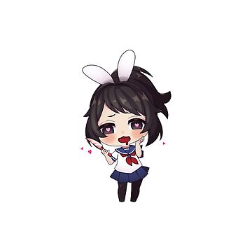 "ayano aishi chan yandere simulator chibi" Sticker for Sale by sakura ...