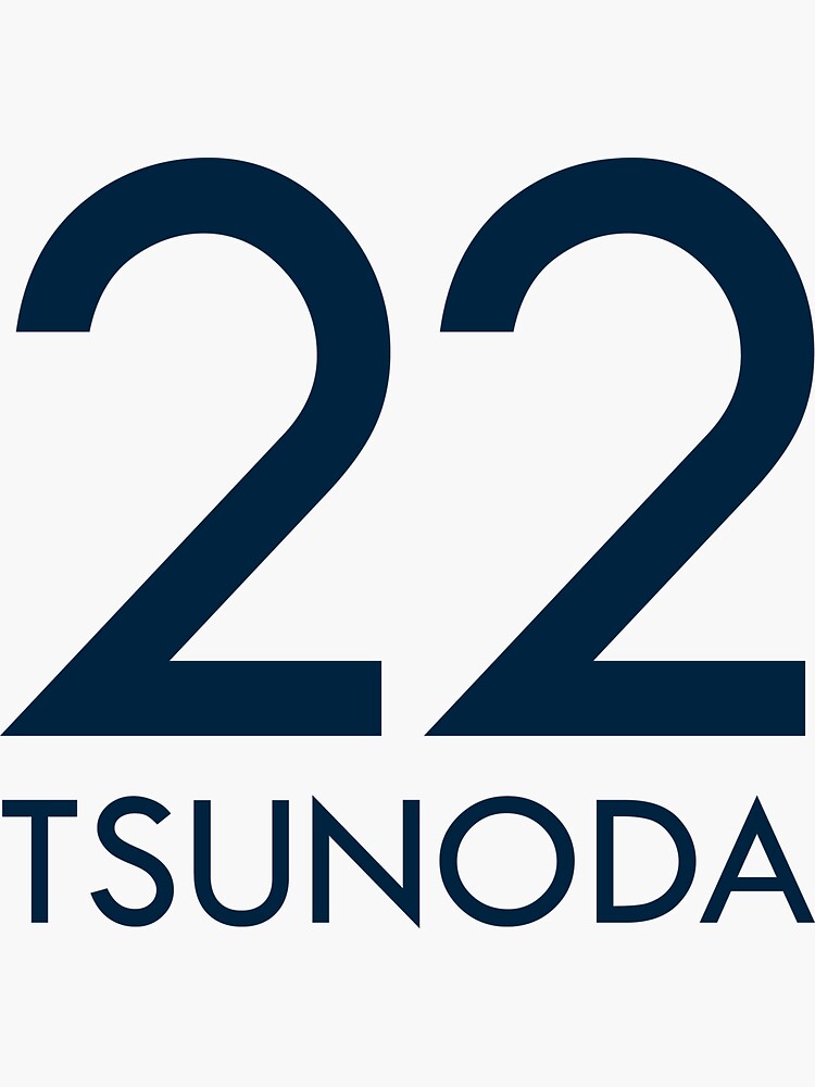 " Yuki Tsunoda 22" Sticker for Sale by reval-store | Redbubble