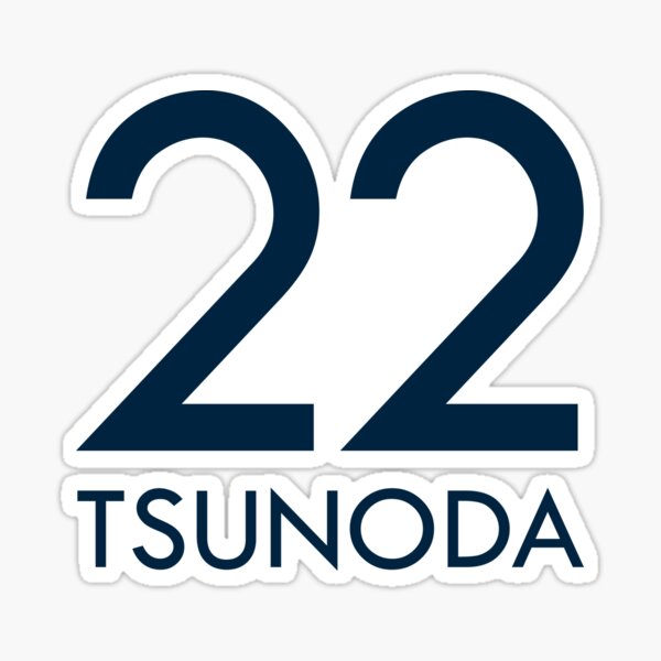 " Yuki Tsunoda 22" Sticker for Sale by reval-store | Redbubble