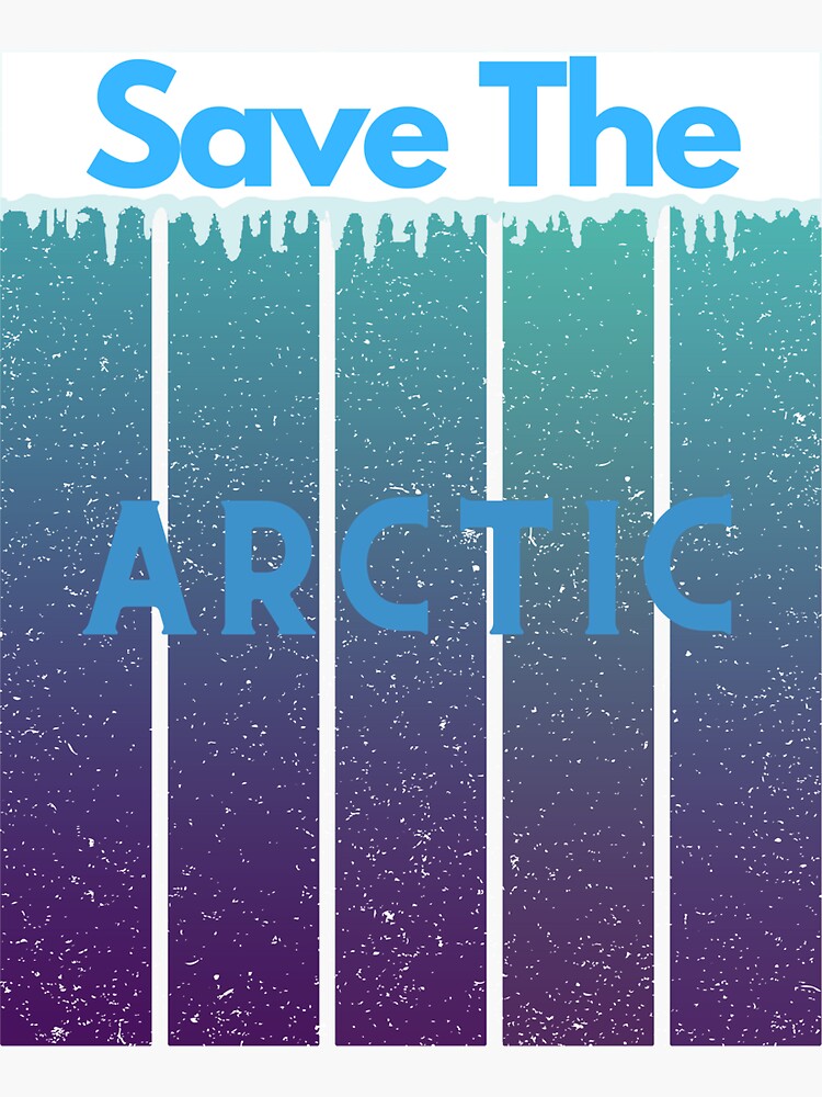"Save The Arctic" Sticker for Sale by Break-Away | Redbubble