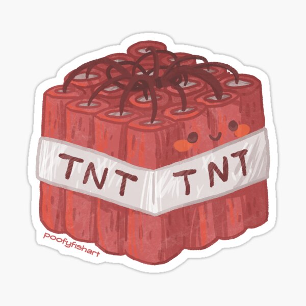Sticker: Minecraft Tnt | Redbubble