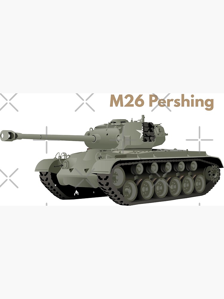 Lámina fotográfica «M26 Pershing American WW2 Heavy Tank» de NorseTech ...