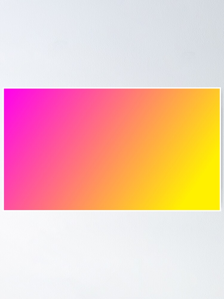 "asdf cool summer gradient" Poster by Hea13y | Redbubble