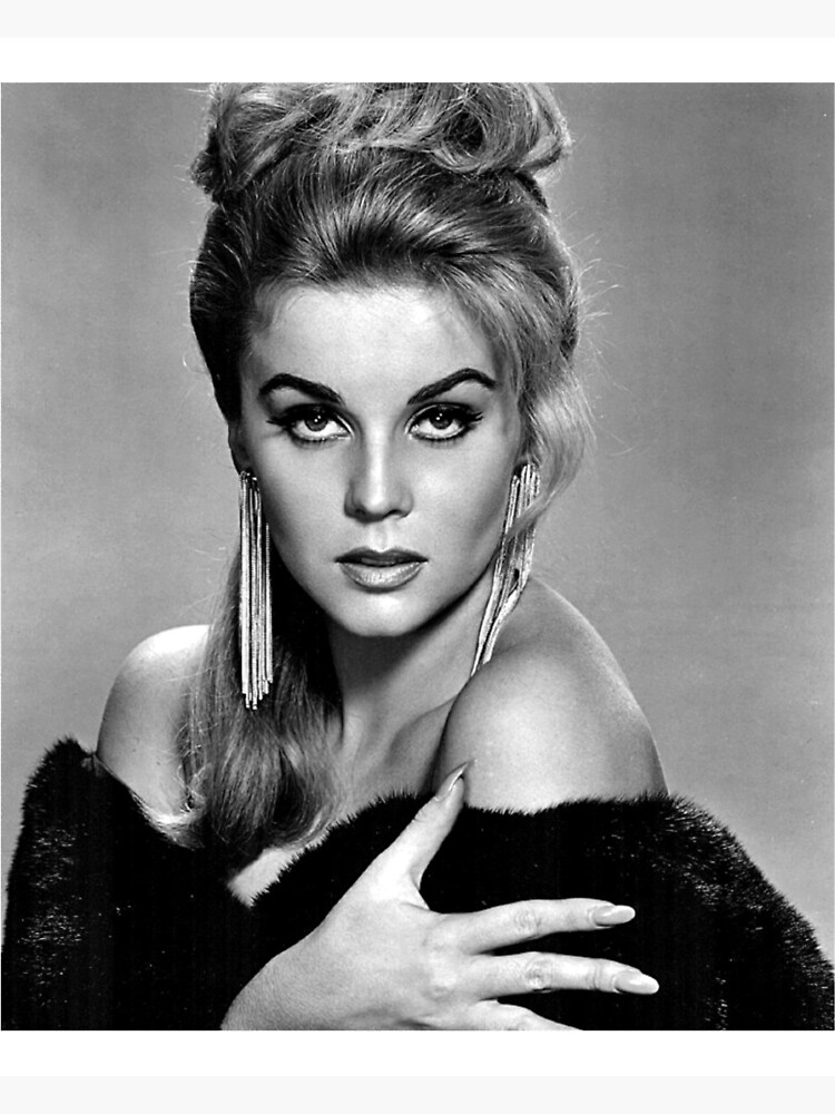 "Ann margaret Model portrait, photo black and white" Photographic Print ...