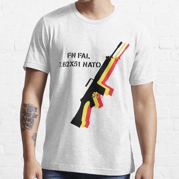 "FN FAL - The Right Arm of the Free World (text version)" T-shirt for ...