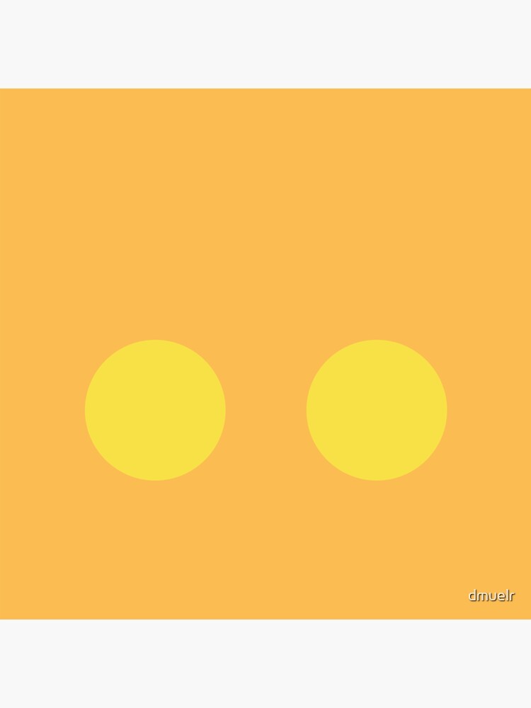 "Yellow Cheeks" Sticker for Sale by dmuelr | Redbubble