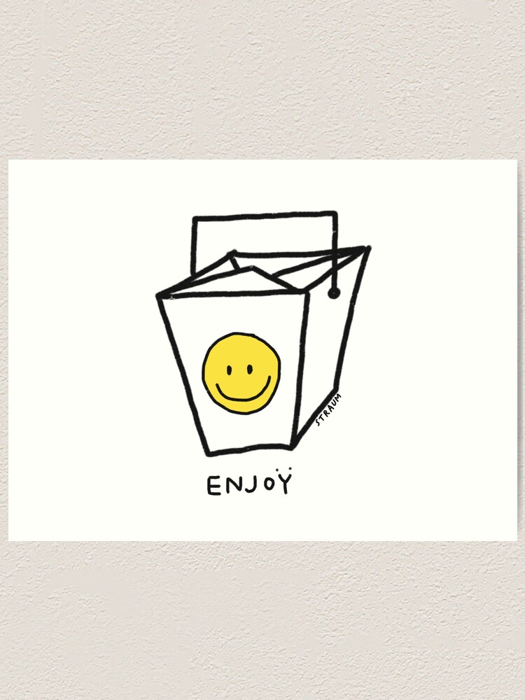 "Noodlebox illustration, cute lunchbox, smiley face lunch box, enjoy ...