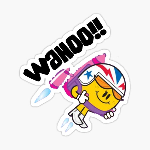 "WAHOO!!" Sticker for Sale by QuincyTunes | Redbubble