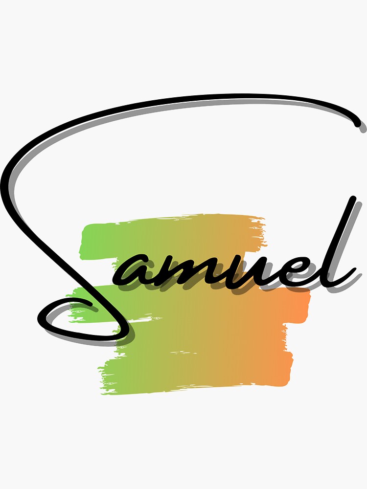 "Samuel" Sticker for Sale by MarcusLawrence5 | Redbubble