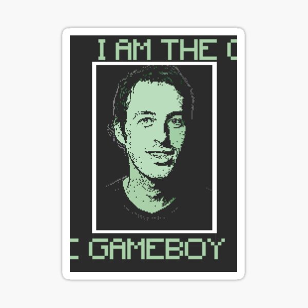 "THE GAMEBOY- Jake and Amir" Sticker for Sale by rtcomics | Redbubble