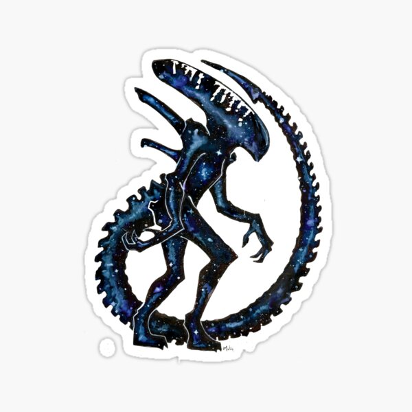 "Alien Galaxy" Sticker for Sale by Altsmatou | Redbubble