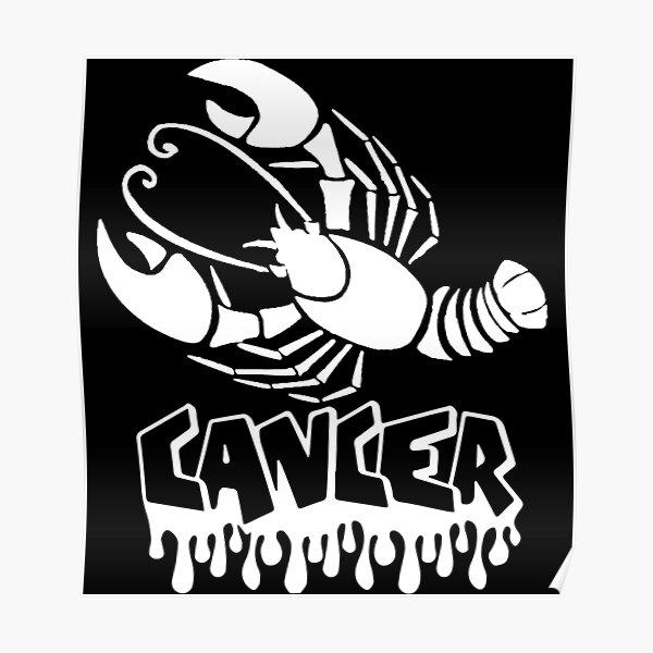 "Astrological Sign Cancer Knight Funny Legends" Poster by ...