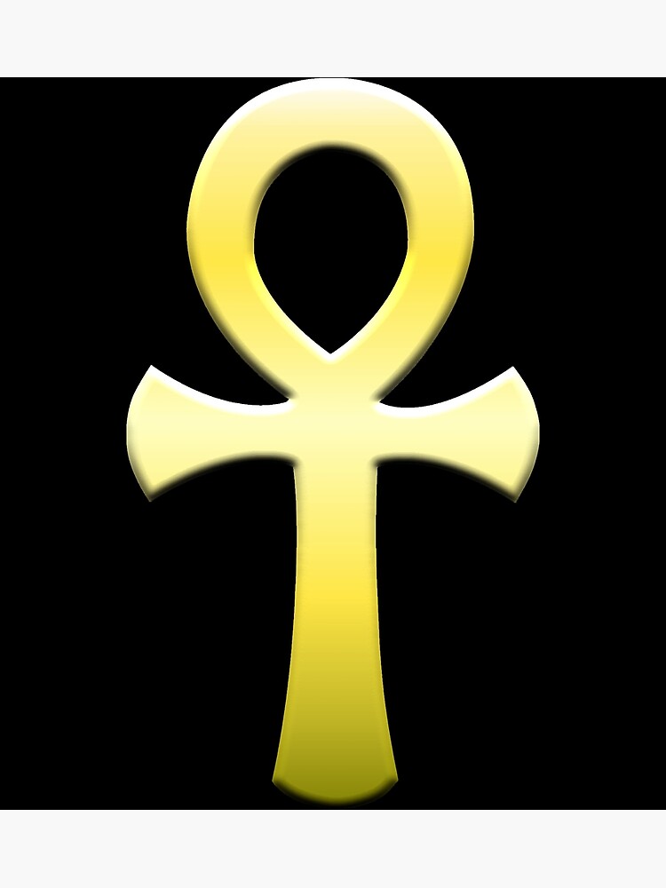 "Night Golden Ankh Knight Funny Legends" Poster by MedievalLegend ...