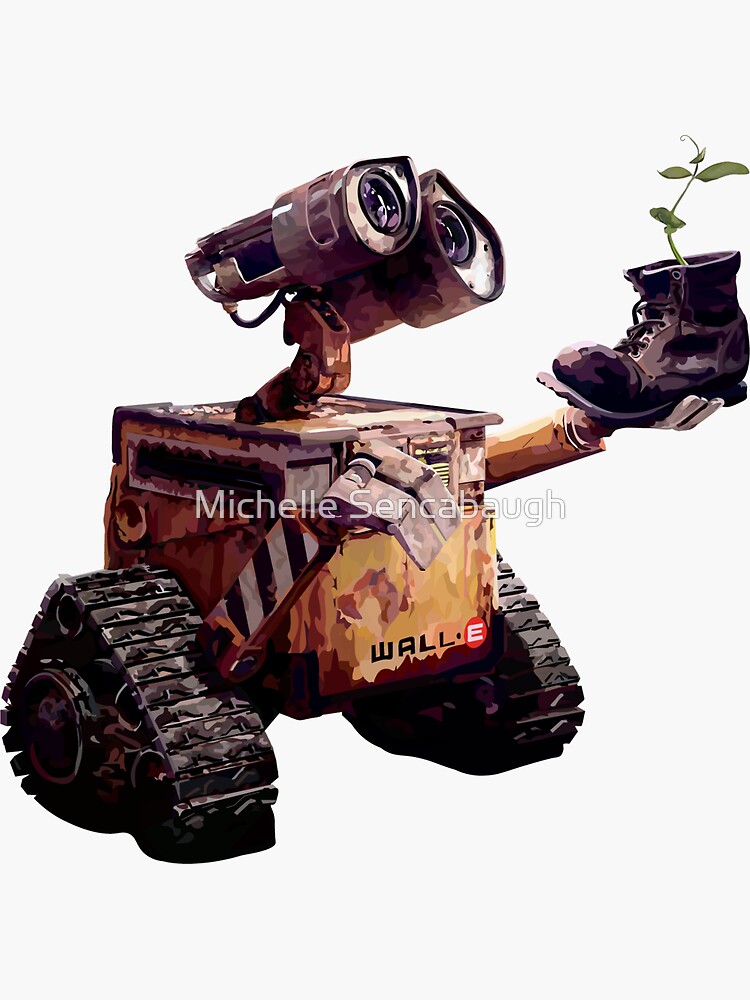 "Wall-E " Sticker for Sale by mish1315 | Redbubble