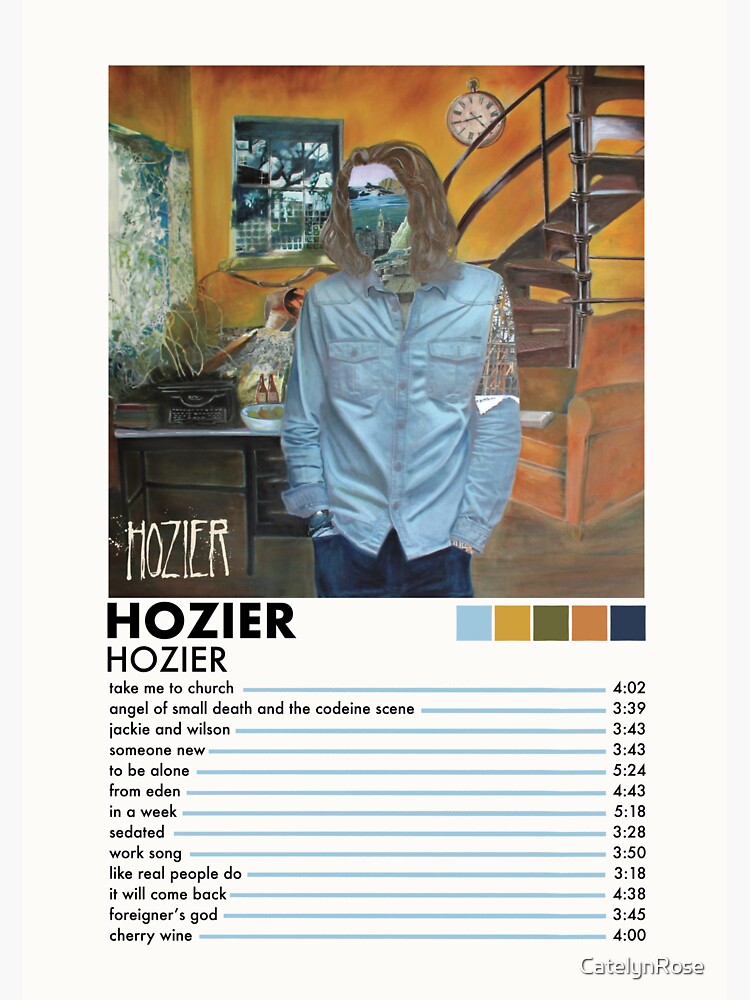 "Hozier by Hozier" Sticker for Sale by CatelynRose | Redbubble