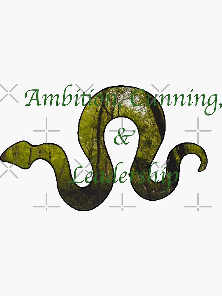 "Tree Snake, Ambition, Cunning, Leadership" Sticker for Sale by ...