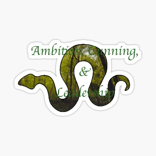 "Tree Snake, Ambition, Cunning, Leadership" Sticker for Sale by ...