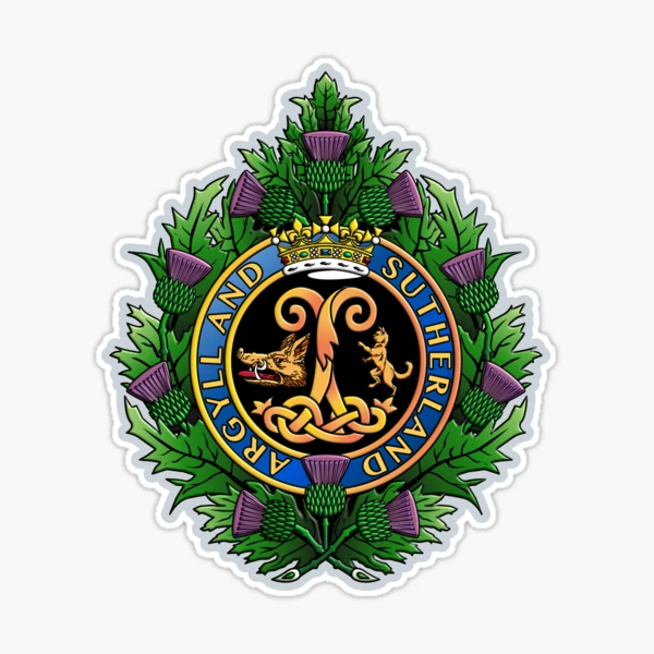 Argyll And Sutherland Highlanders Logo British Army Argyll And