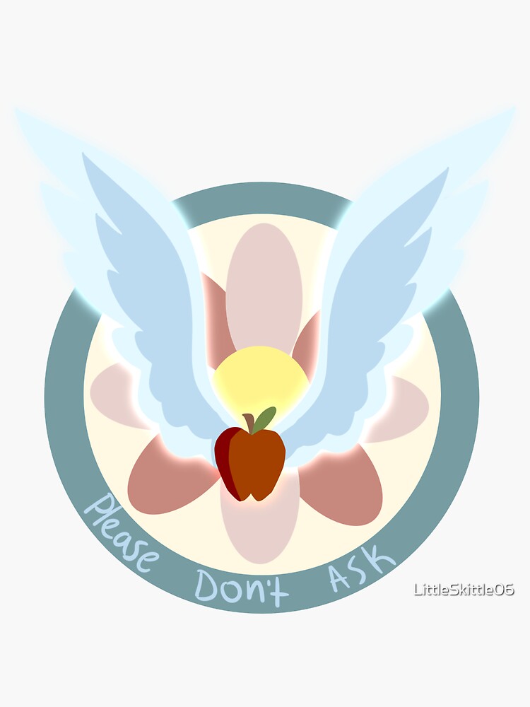 ""Please Don't Ask"" Sticker for Sale by LittleSkittle06 | Redbubble