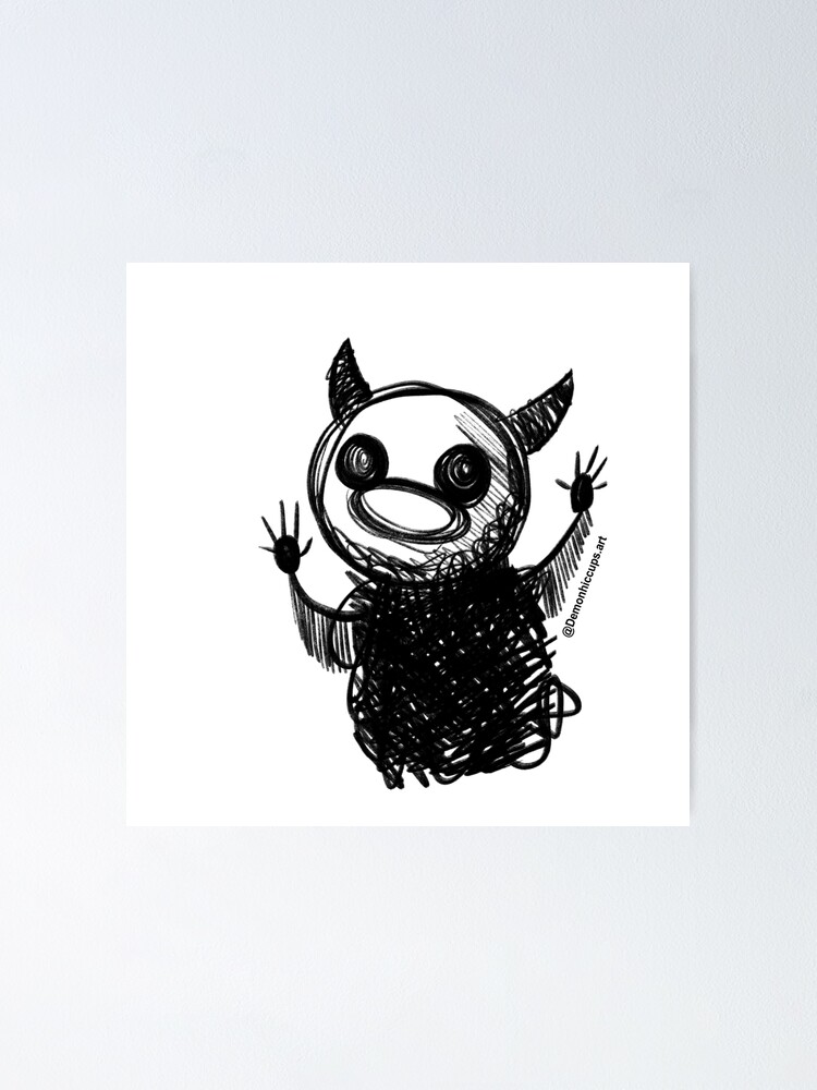 "Lil Demon" Poster for Sale by demonhiccupsart | Redbubble