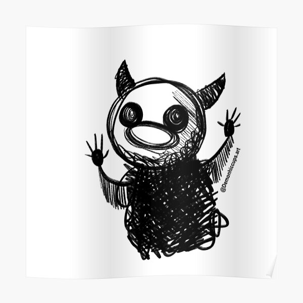 "Lil Demon" Poster for Sale by demonhiccupsart | Redbubble