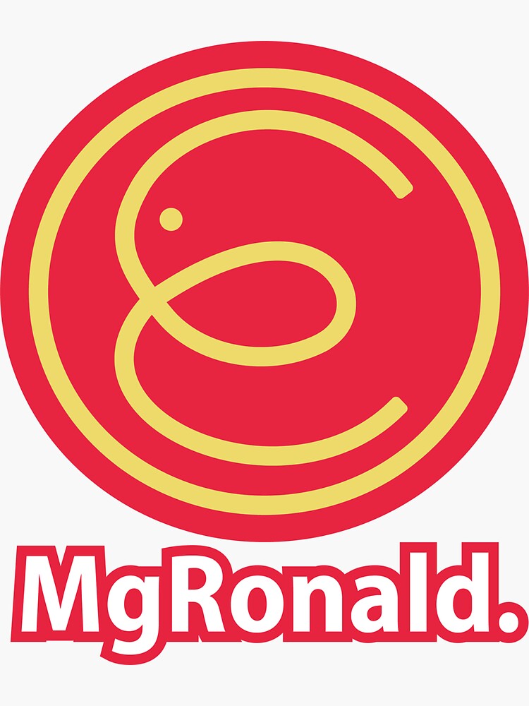 "MgRonald. - The Devil is a Part Timer" Sticker for Sale by ...