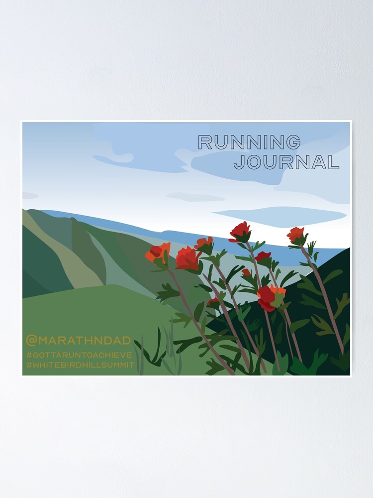 "Running Journal Sticker" Poster for Sale by Lillieschultz | Redbubble