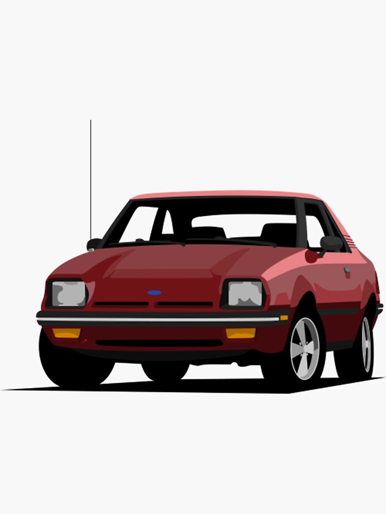 "Ford Exp Ford EXP" Sticker for Sale by DrivenBrand | Redbubble