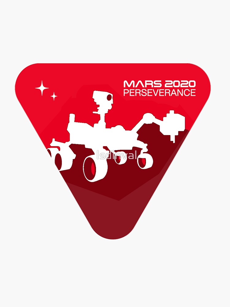 "Official Mars 2020 Perseverance Rover Badge" Sticker for Sale by ...