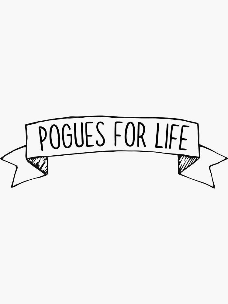 "OBX Pogues For Life" Sticker by obxforever | Redbubble