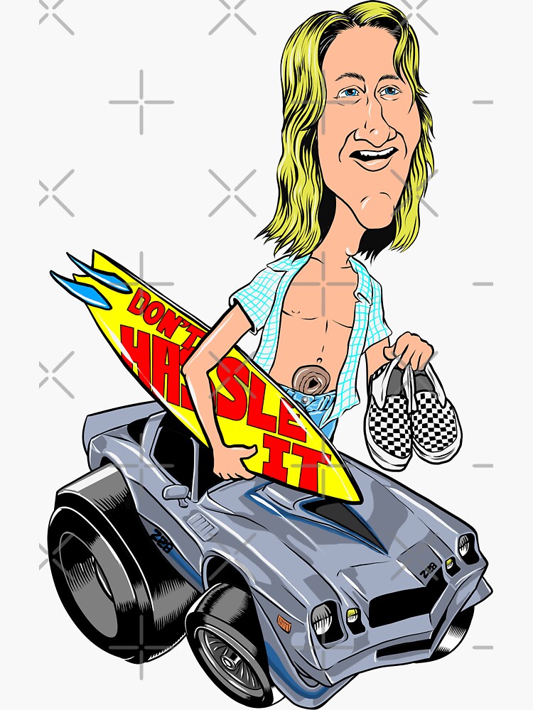 "Spicoli & Camaro" Sticker for Sale by markramm | Redbubble