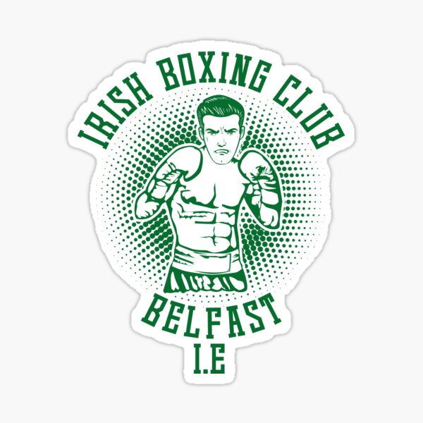 Pegatina «Irish Boxing Club Belfast Impresionantes ideas de regalos ...