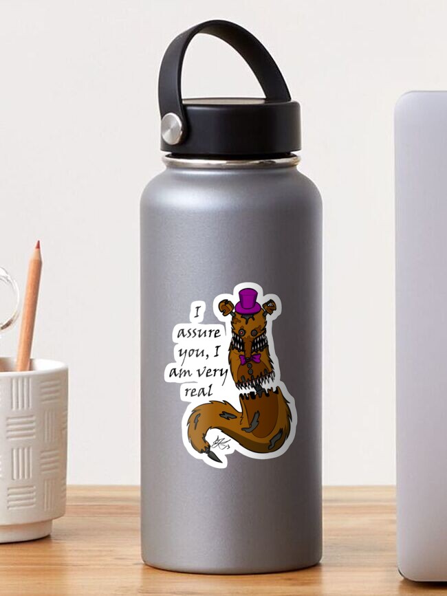 "Five Nights at Freddy's Nightmare Fredbear Worm on a String" Sticker ...