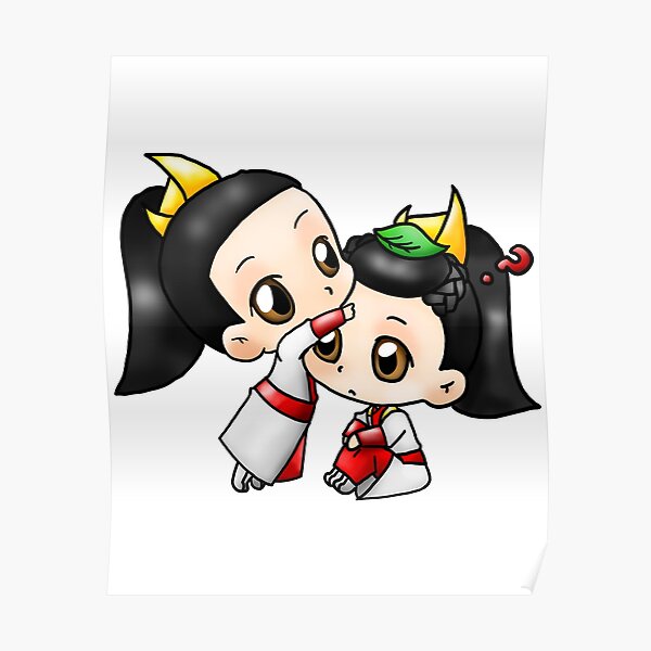 "Cute chibi" Poster for Sale by DragonGemPara | Redbubble