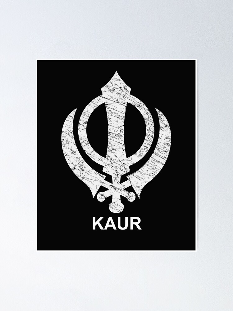 "Khanda Kaur - Gift For Punjabi Women Girl Youth Kaur Sikh Symbole ...
