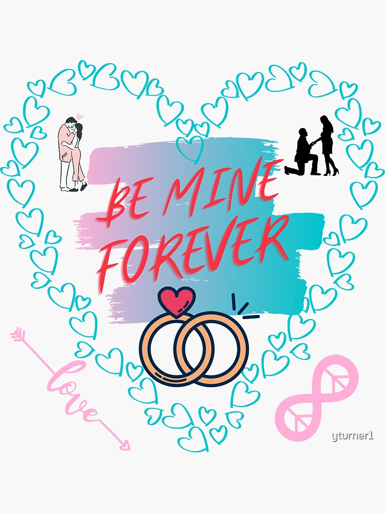 "Eternal Love" Sticker by yturner1 | Redbubble