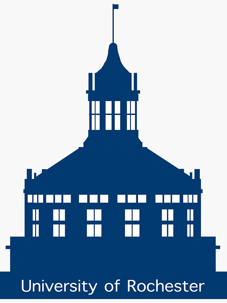 "Rush Rhees University of Rochester" Sticker for Sale by mikaylashunk ...
