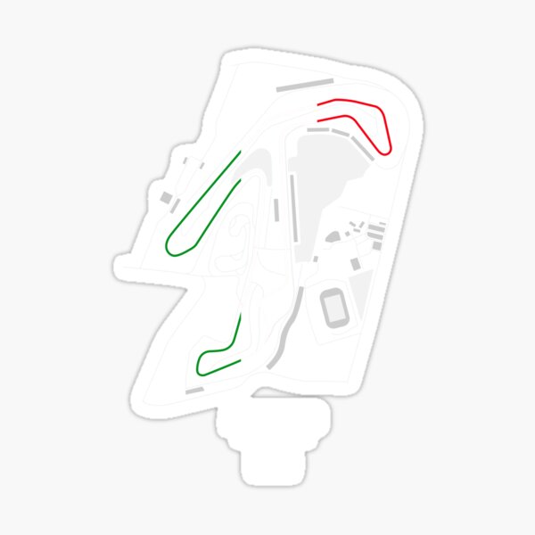 "MISANO - ITALY TRACK MAP FLAG" Sticker for Sale by andreanastasio ...