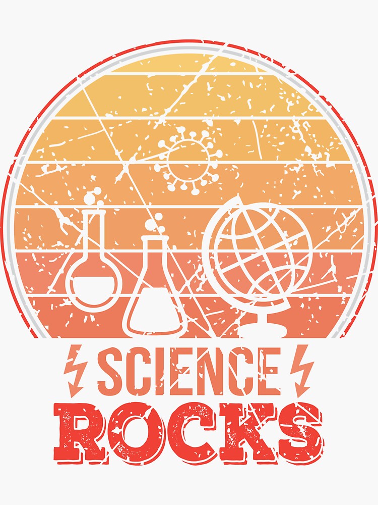 "Science Rocks" Sticker for Sale by busydesign | Redbubble