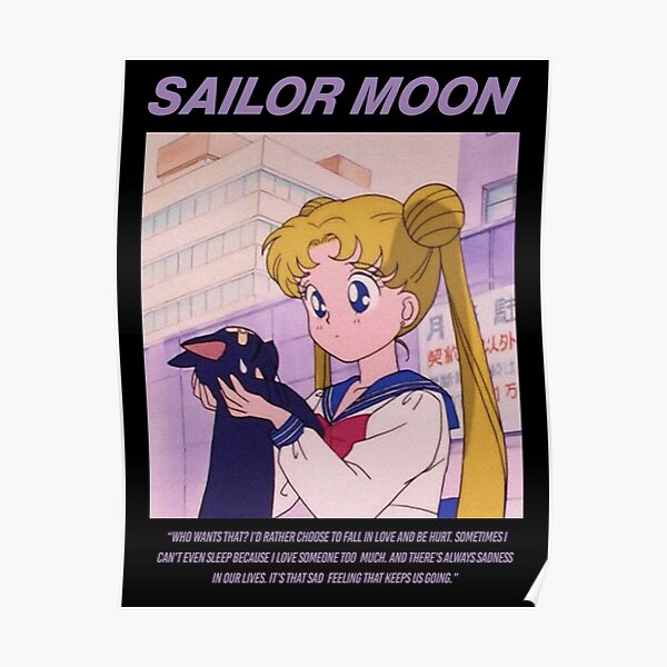 Sailor Moon Aesthetic Posters | Redbubble