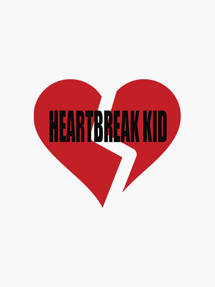 "Heartbreak kid" Sticker for Sale by ppessenda | Redbubble