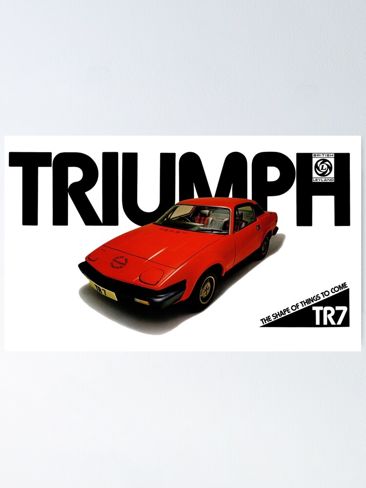 "TRIUMPH TR7" Poster by ThrowbackM2 | Redbubble