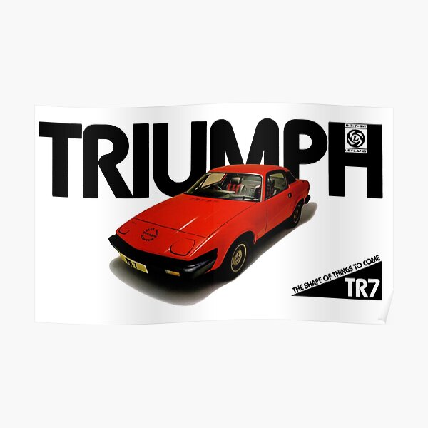 "TRIUMPH TR7" Poster by ThrowbackM2 | Redbubble