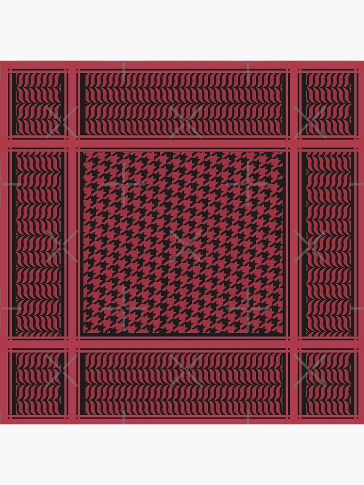 "Red Shemagh & Ghutra #2" Throw Pillow for Sale by Mo5tar | Redbubble