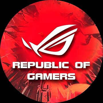 "Rog Strix Asus Logo Red" Stickerundefined by ArtxcL | Redbubble