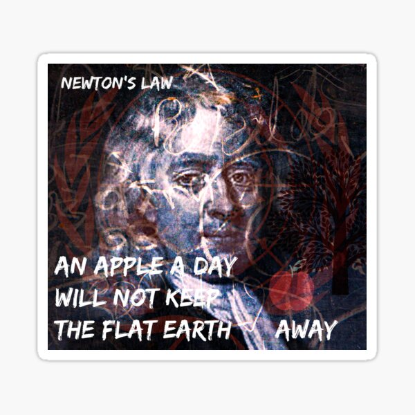 "NEWTON'S LAW" Sticker for Sale by DMEIERS | Redbubble