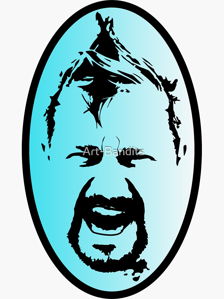 "Mohawk" Sticker by Art-Bandits | Redbubble