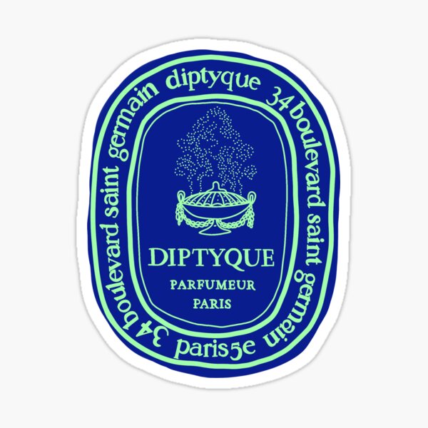 "Diptyque Logo Lover" Sticker for Sale by cowboyboots | Redbubble