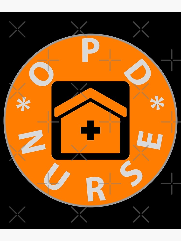 "opd nurse logo. clinic" Art Print for Sale by doctors-apparel | Redbubble